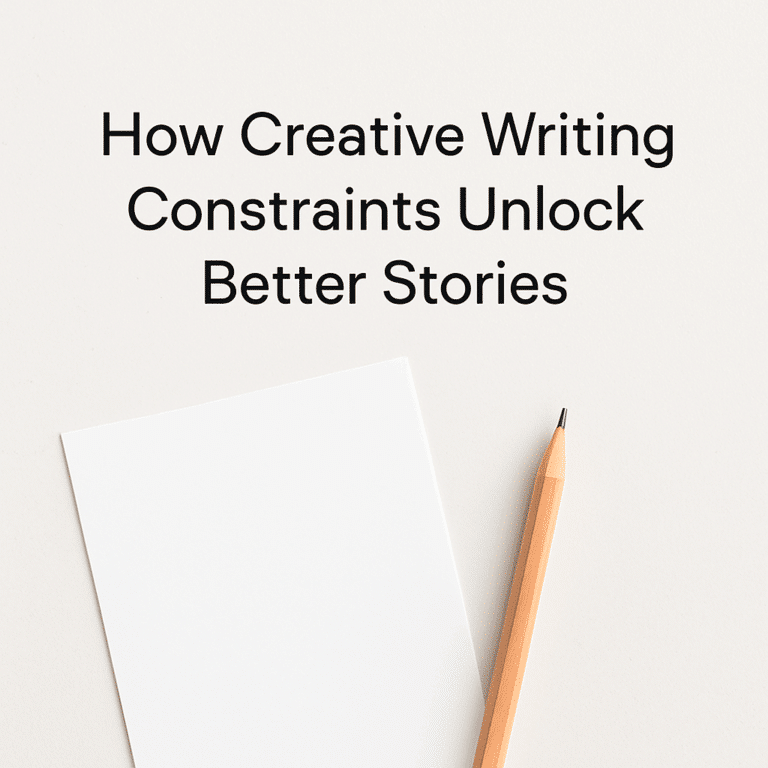 How Creative Writing Constraints Unlock Better Stories